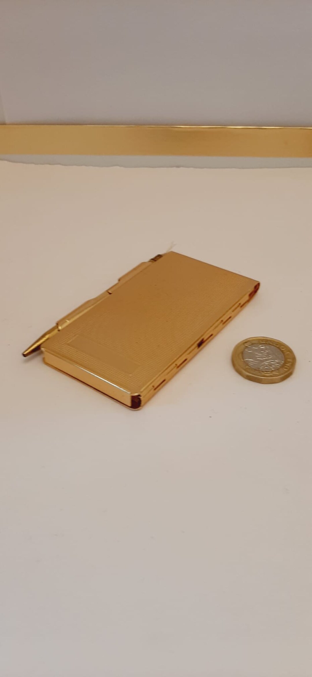 Miniature Notebook Brass Note Holder Mechanical Pencil Notepad Case - Etsy