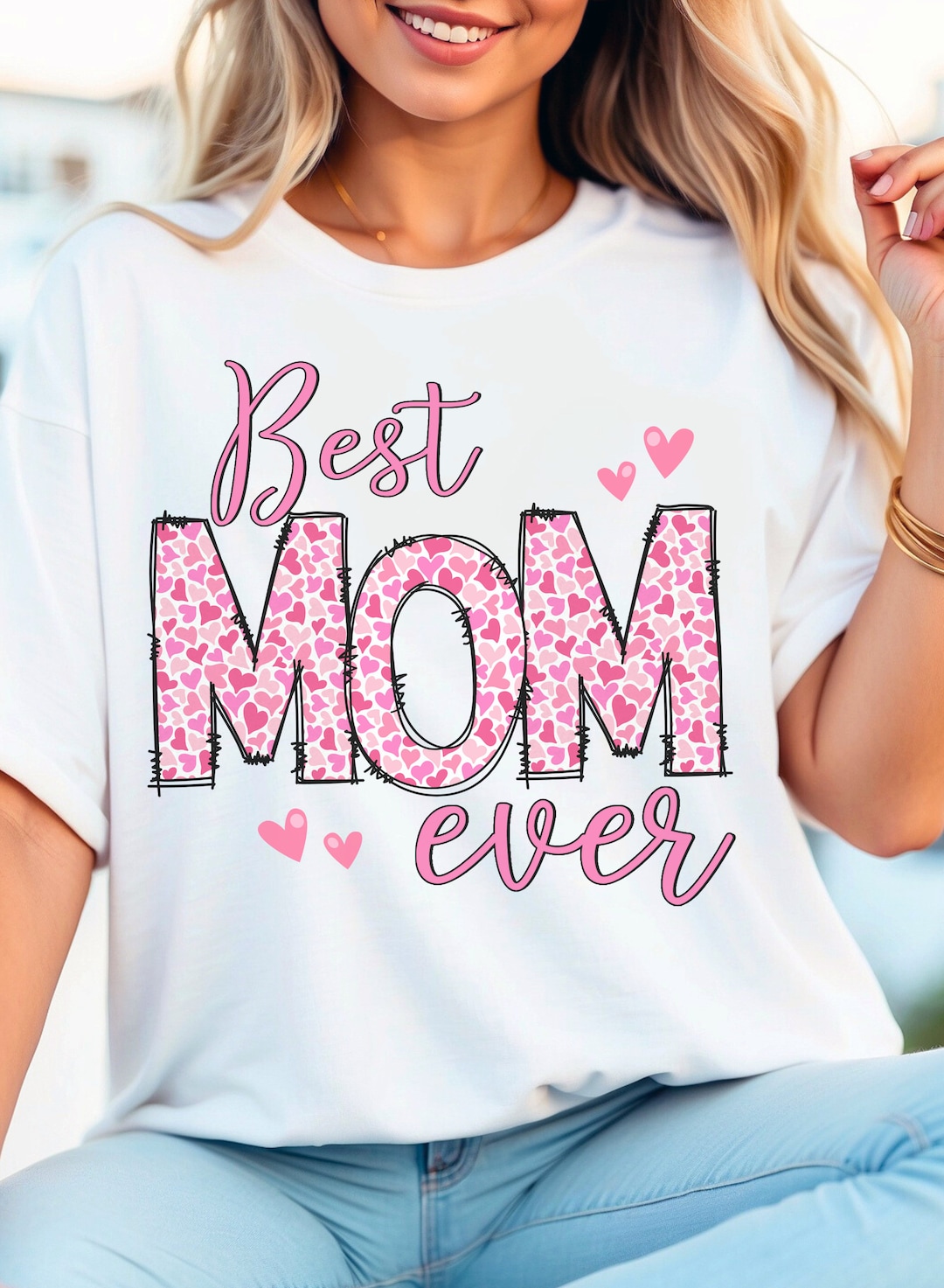 Best Mom Ever Shirt, Cute Mom Shirt, Mom Life Shirt,girl Mama Shirt ...