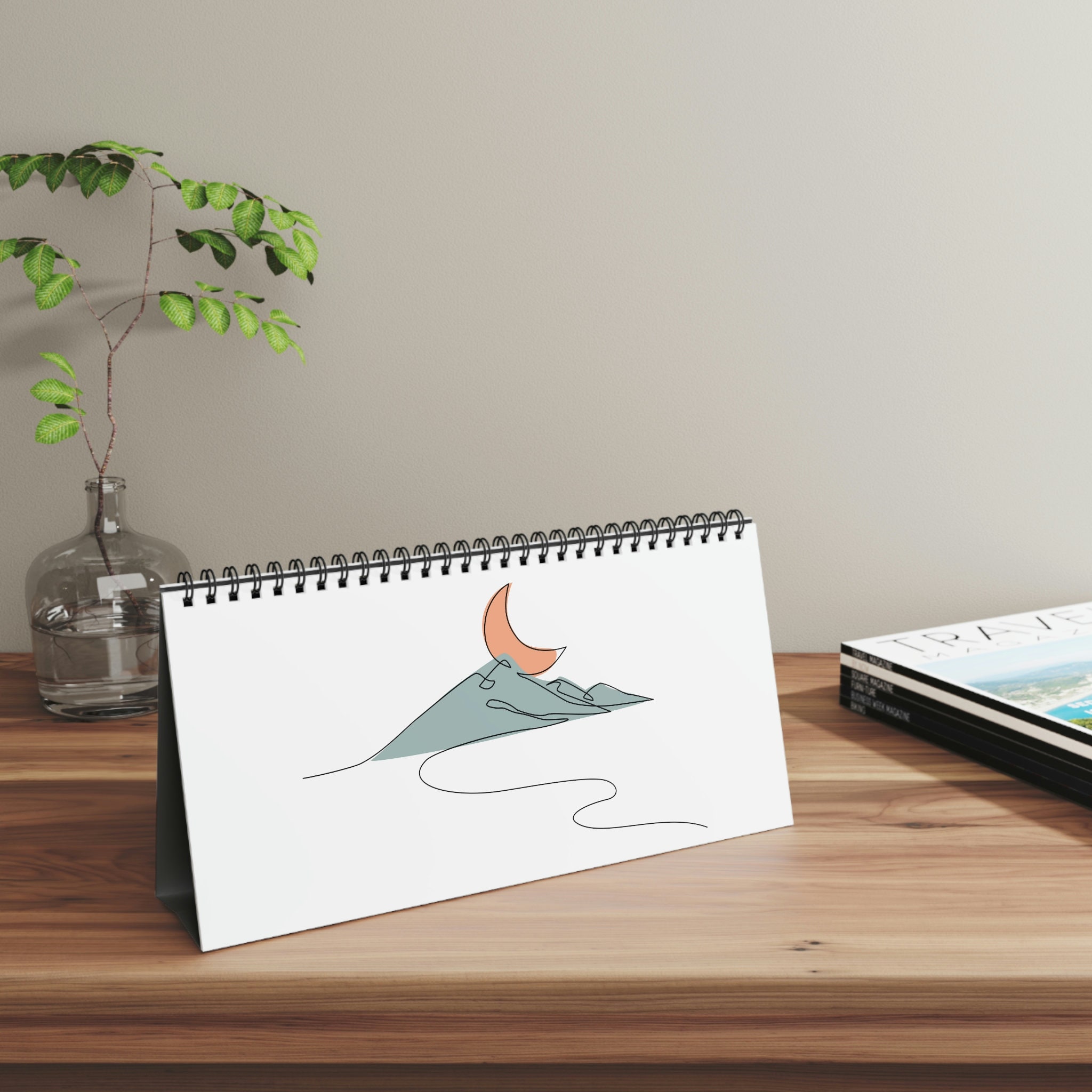 2023 Flip Calendar With Unique Artwork Modern Desk Calendar Gifts for ...