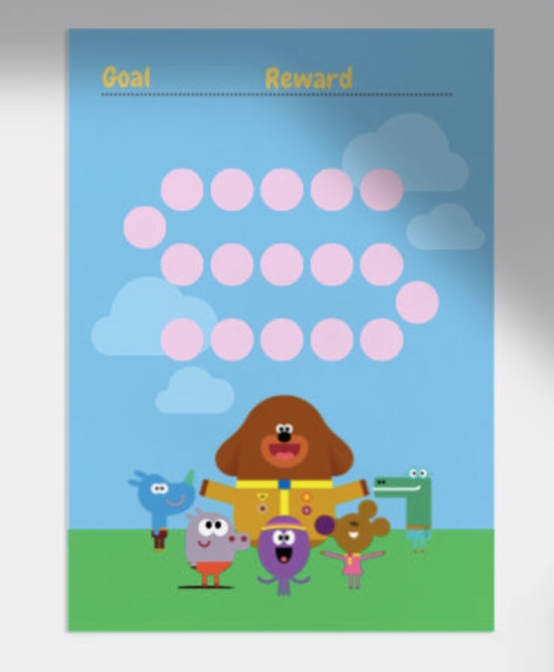 Hey Duggee Reward Chart A4 - Etsy Australia