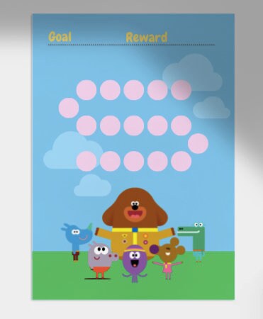Hey Duggee Reward Chart A4 - Etsy Ireland