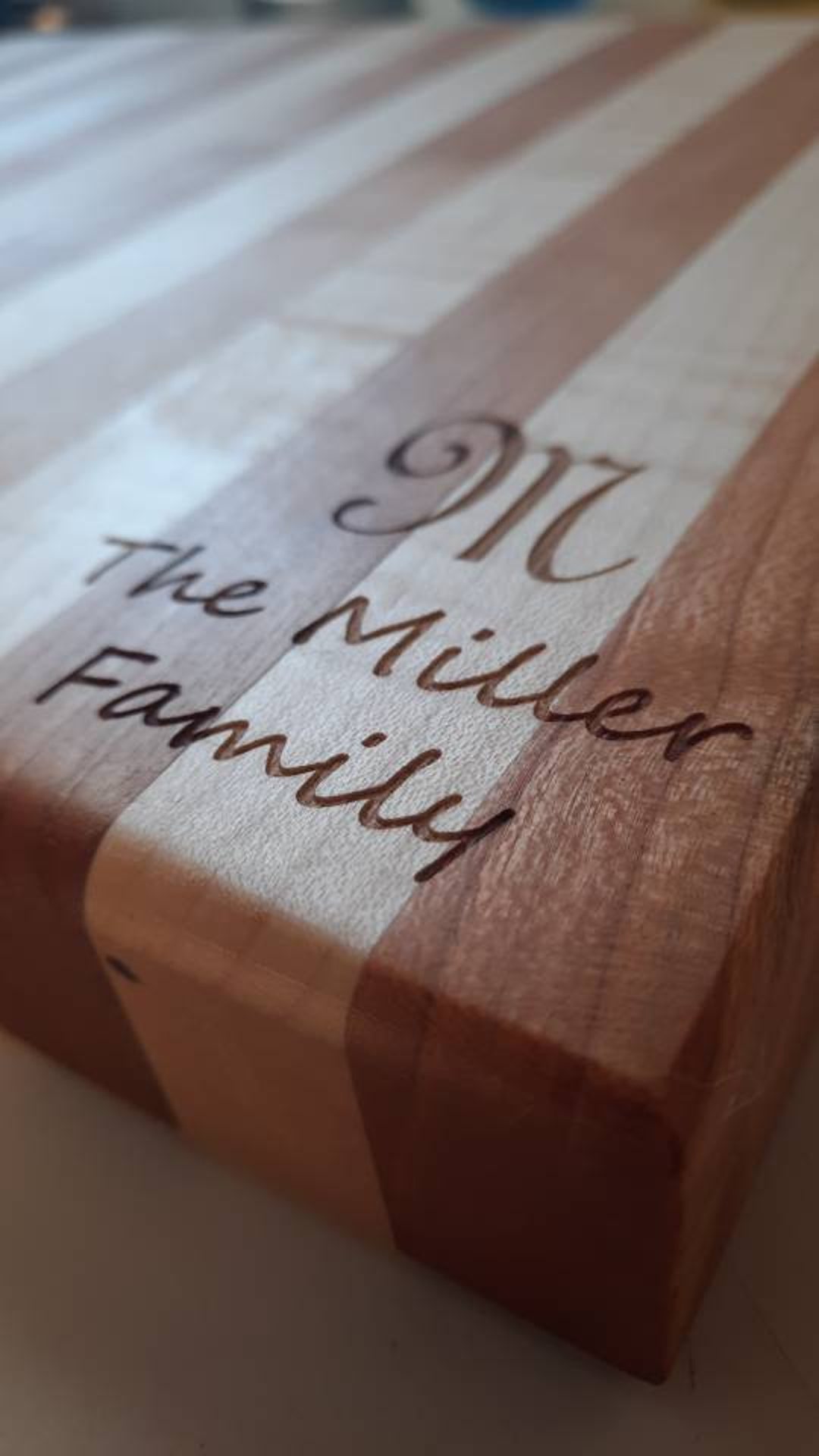 Personalized Engraved Butcher Block Cutting Board With - Etsy