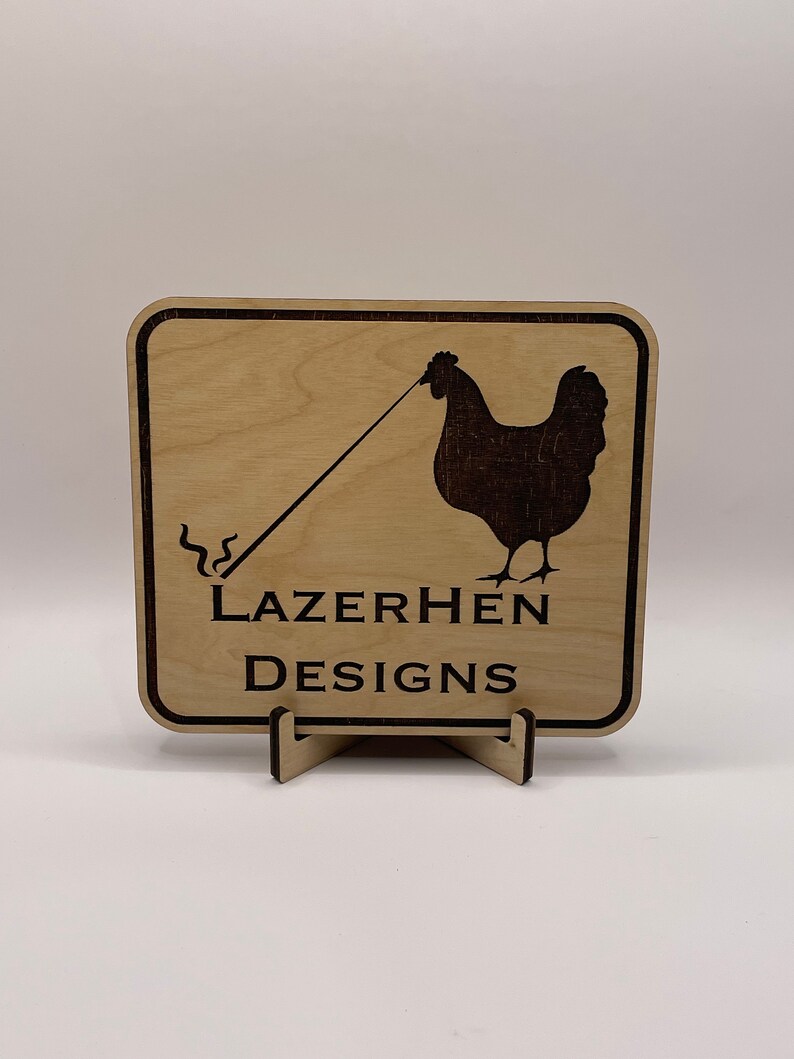 Custom Shop Sign | Wood Engraved | Craft Fair Sign | Vendor Sign - Etsy