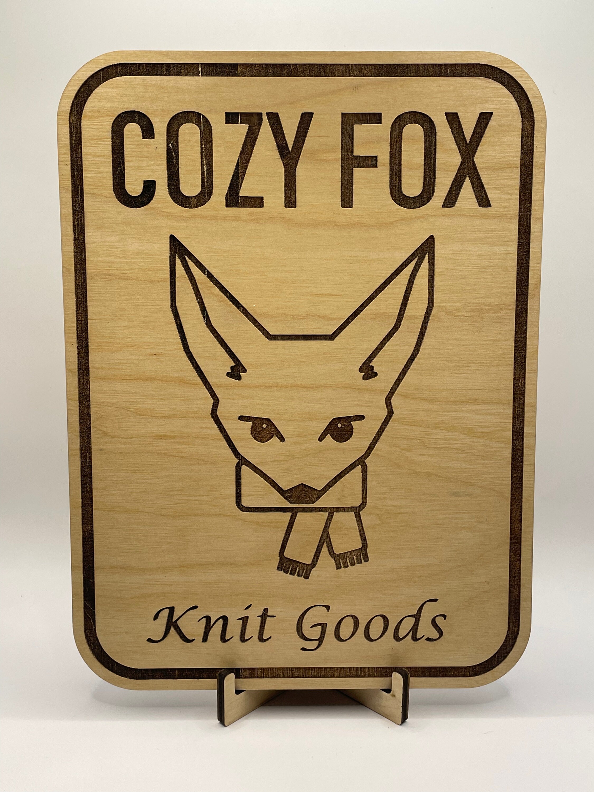 Custom Shop Sign | Wood Engraved | Craft Fair Sign | Vendor Sign - Etsy