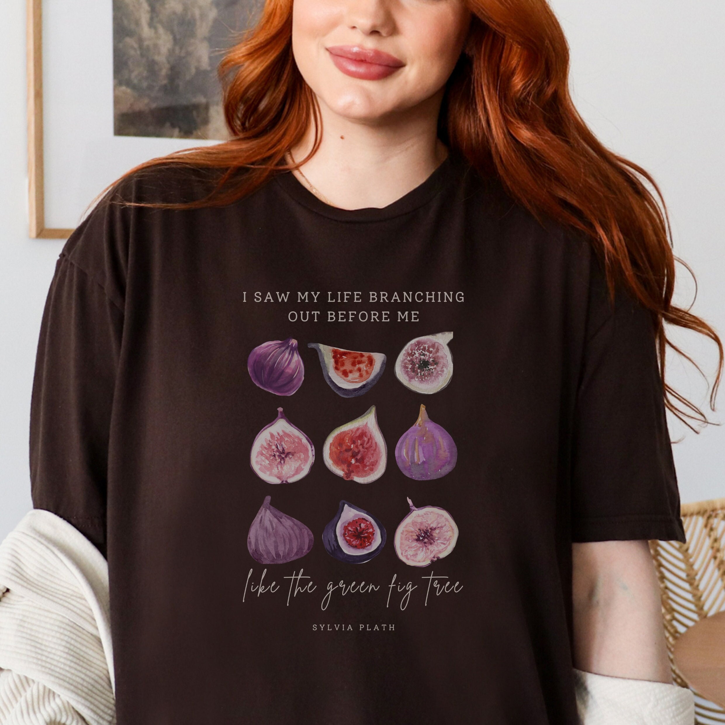 Sylvia Plath Fig Tree Shirt Fig Tree Sylvia Plath Shirt Herbology Shirt ...