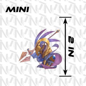 League of Legends - Azir Chibi Fanart| Clear Vinyl Sticker | Water ...
