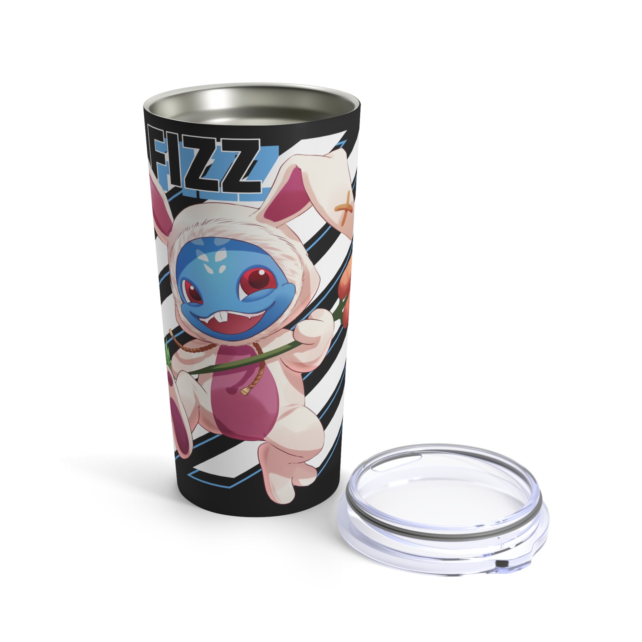 League of Legends Fizz Chibi Fanart Tumbler 20oz Water Stainless Steel ...