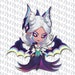 League of Legends - Ahri Chibi Fanart| Clear Vinyl Sticker | Water ...