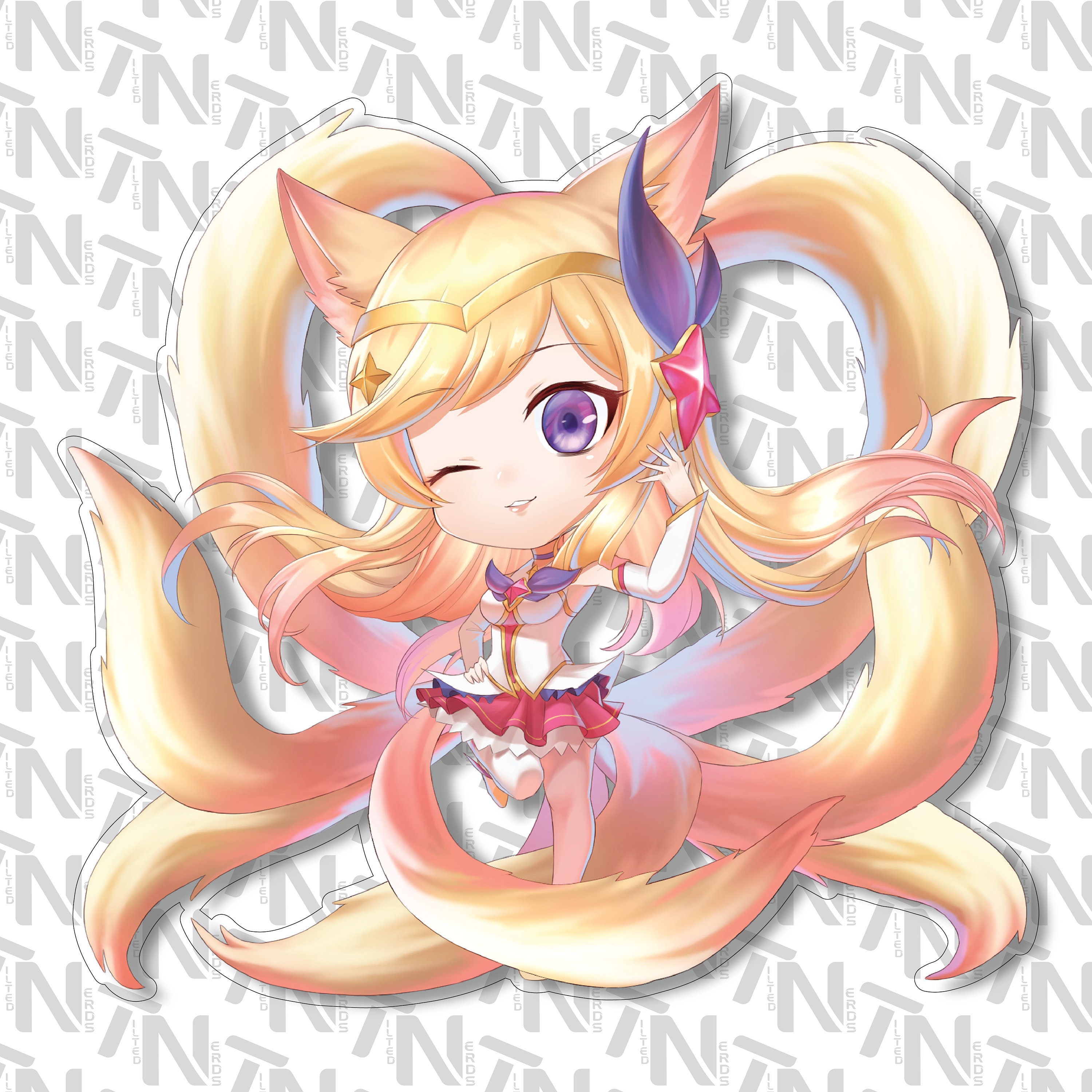 Ahri Chibi ArtStation Chibi Ahri | League Of Legends