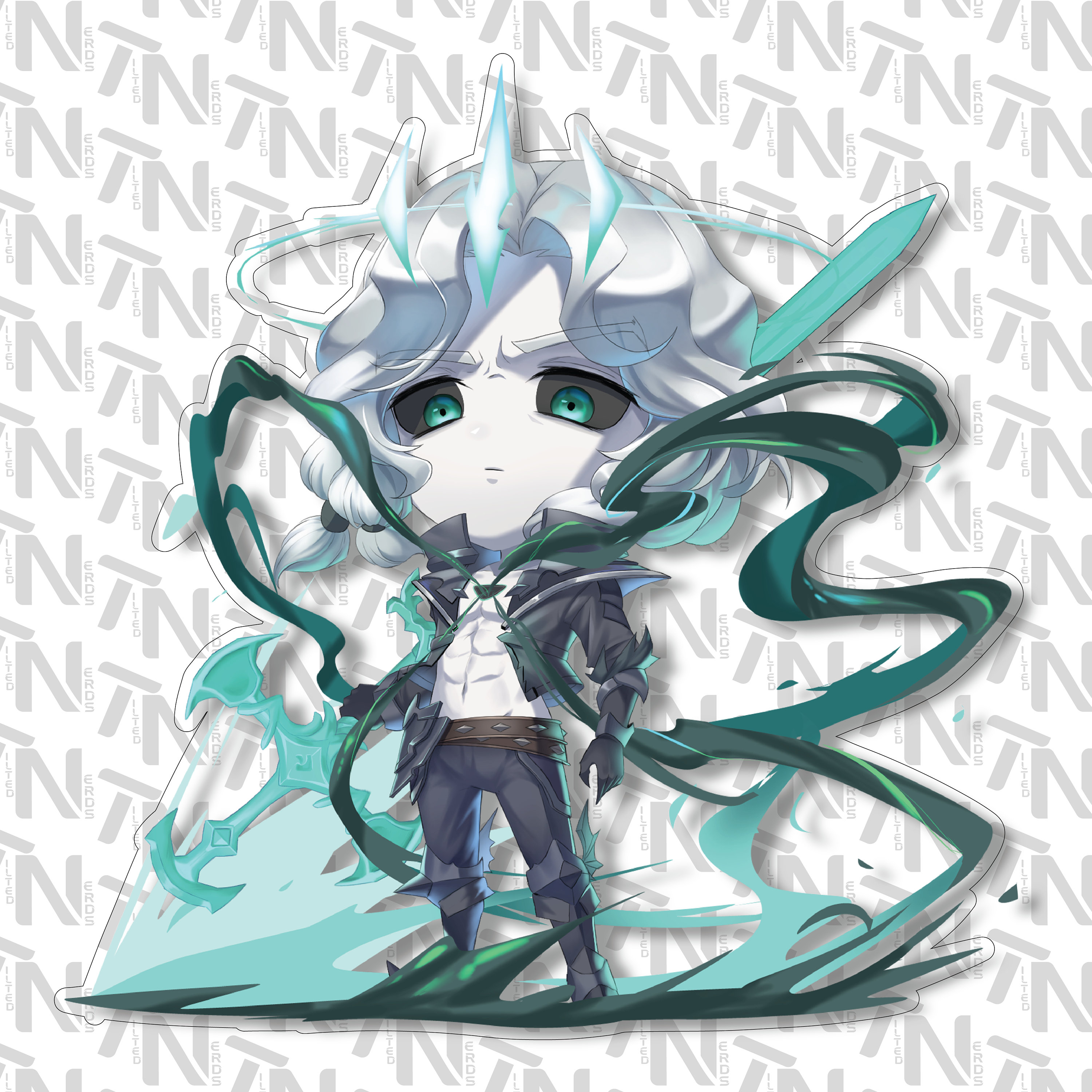 League of Legends - Viego Chibi Fanart| Clear Vinyl Sticker | Water ...