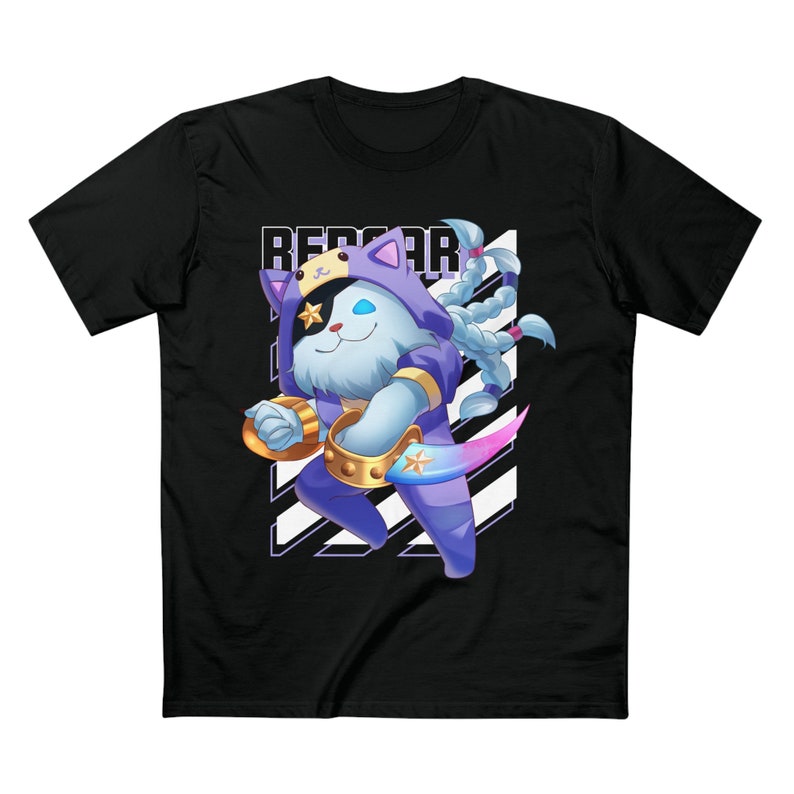 League of Legends Rengar Chibi Art/design Unisex T-shirt Video Game ...