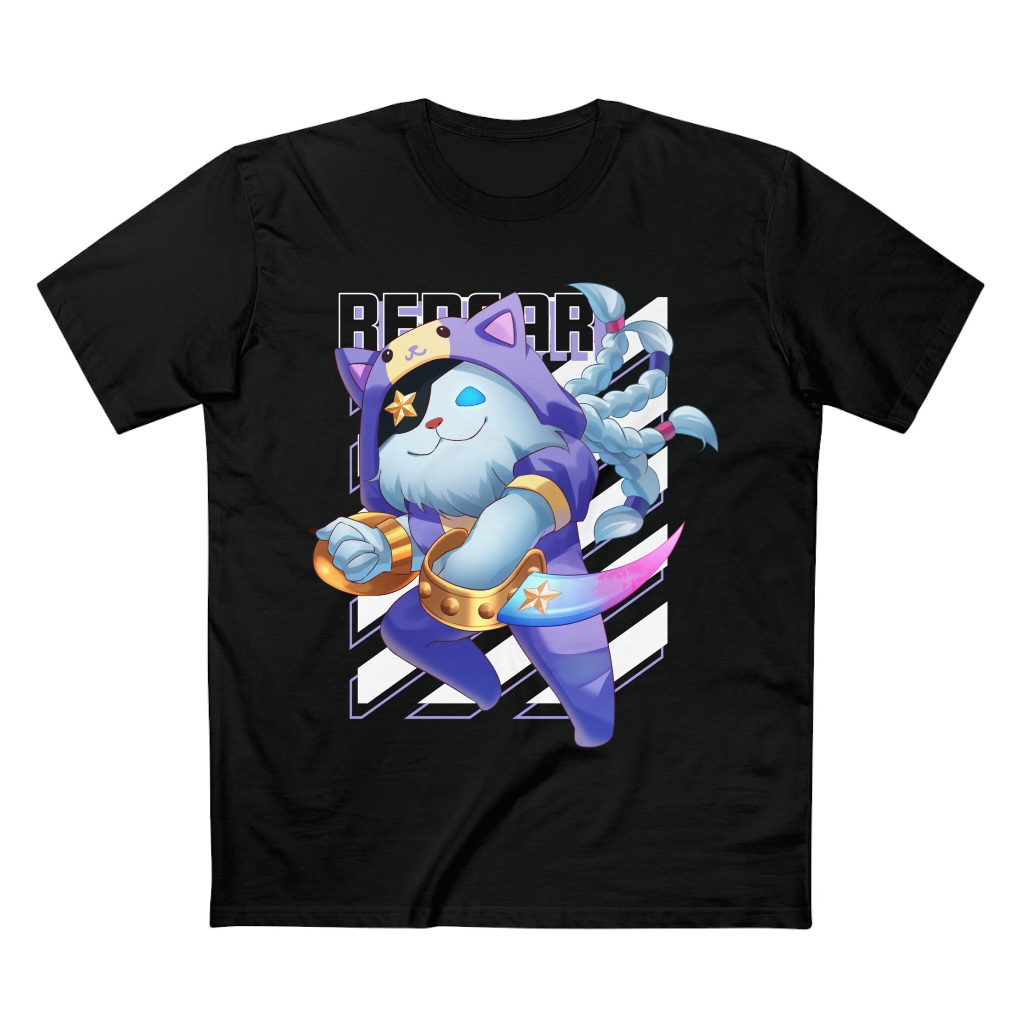 League of Legends Rengar Chibi Art/design Unisex T-shirt Video Game ...