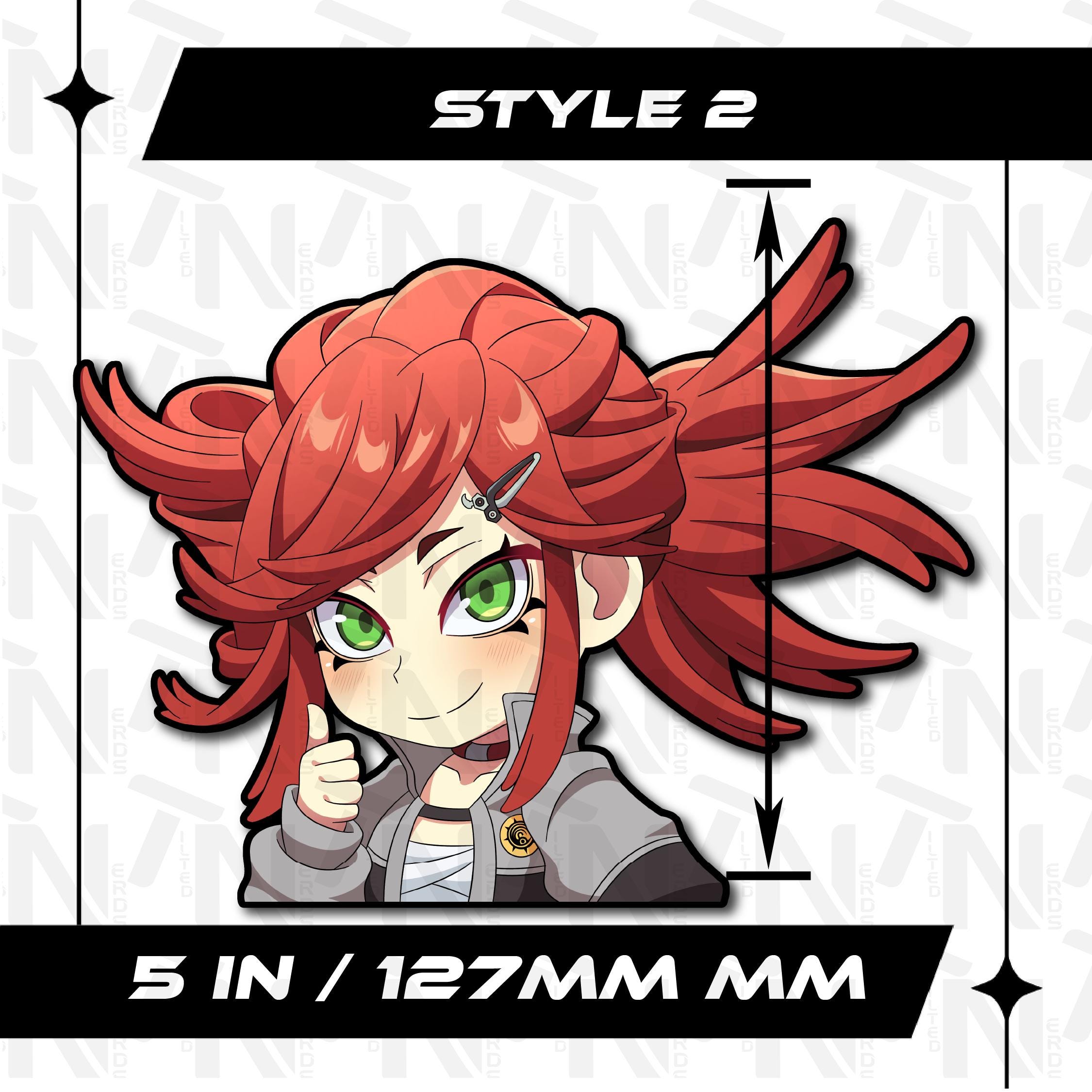 Anime Peekers Decals: Waterproof Vinyl / UV Laminated - Car, Laptop ...