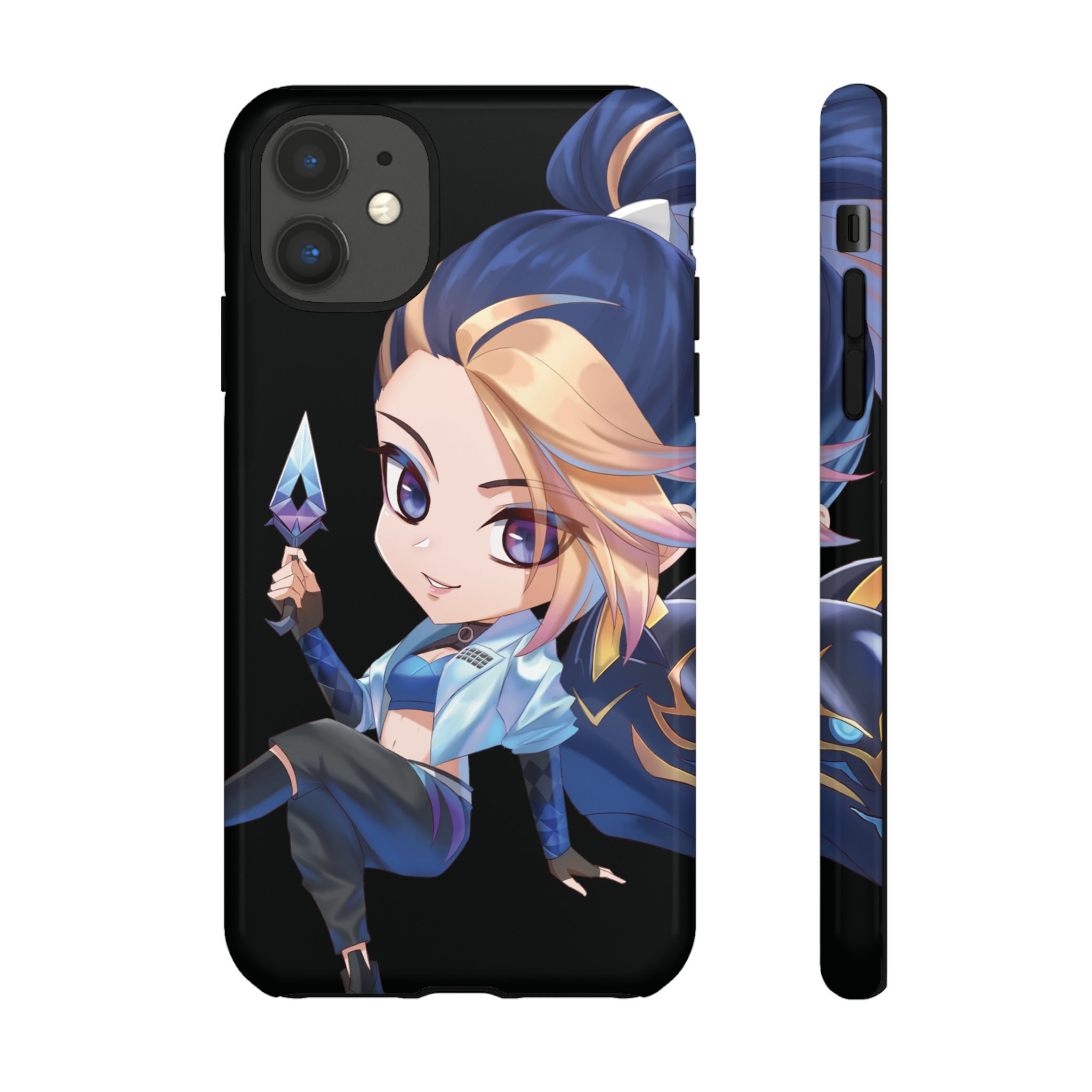League of Legends Chibi Akali Fan Art Tough Phone Case iPhone 15/14/13 ...