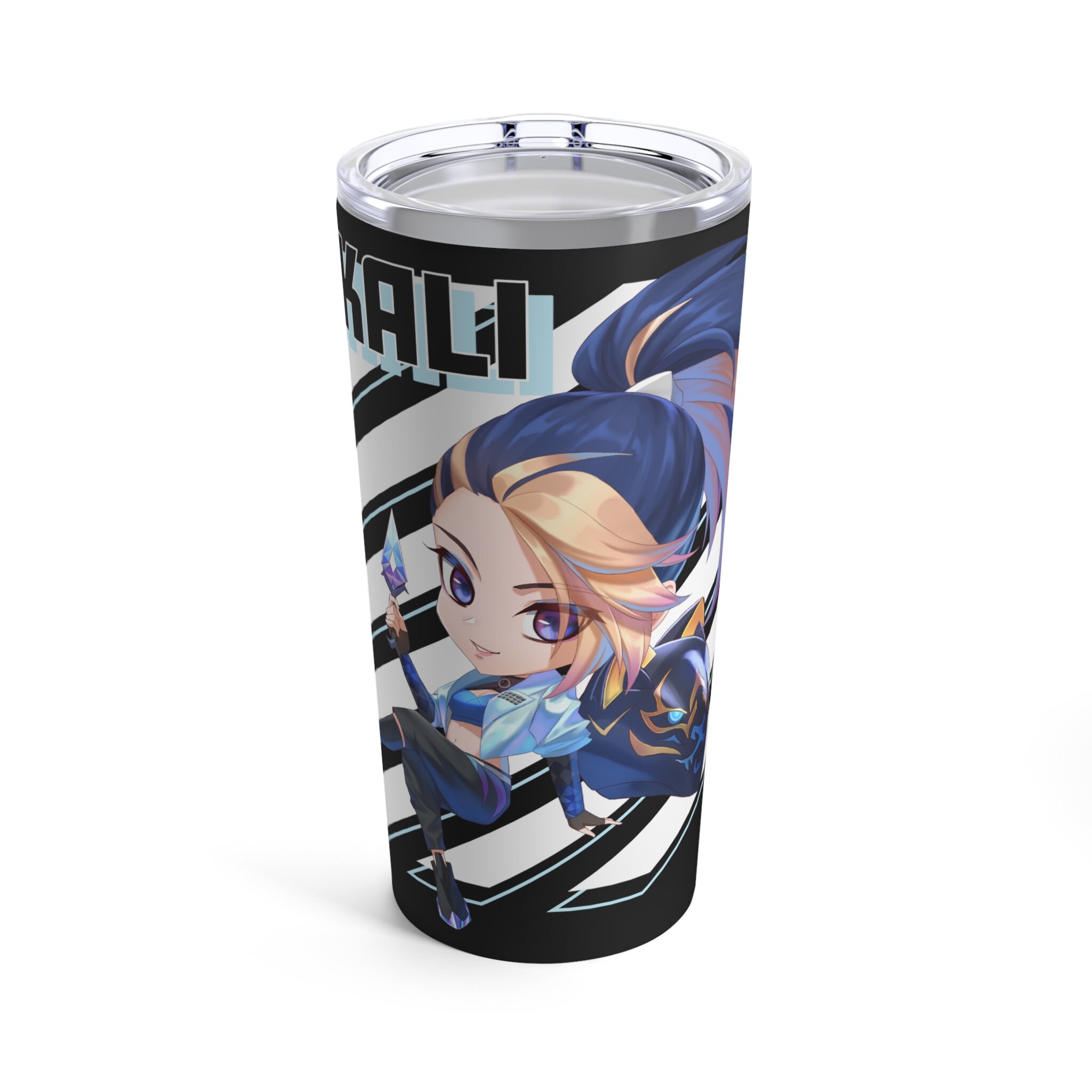 League of Legends Akali Chibi Fanart Tumbler 20oz Water Stainless Steel ...