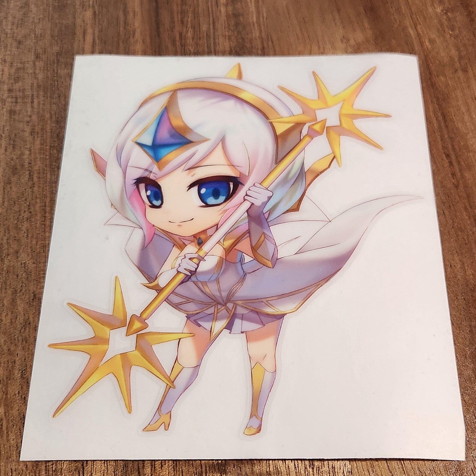 League of Legends Lux Chibi Sticker – Laminated Vinyl Art (5" H) - Etsy