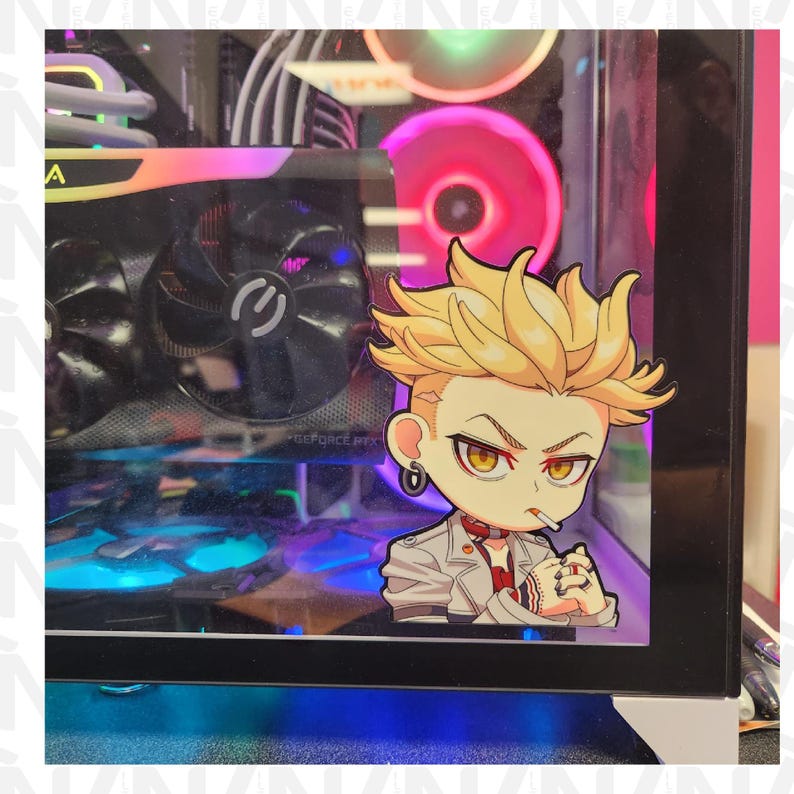 Anime Peekers Decals: Waterproof Vinyl / UV Laminated - Car, Laptop ...