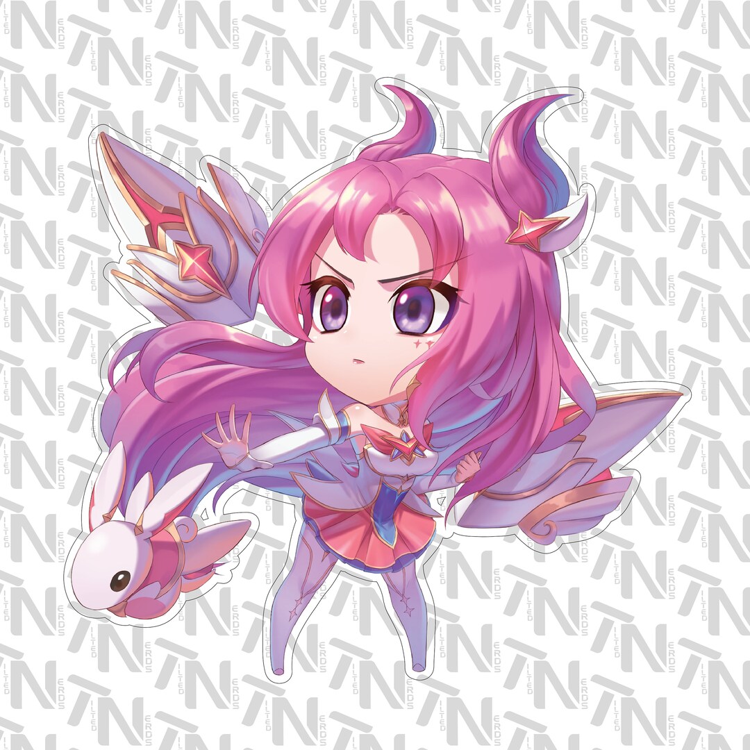League of Legends - Kai'sa Chibi Fanart| Clear Vinyl Sticker | Water ...