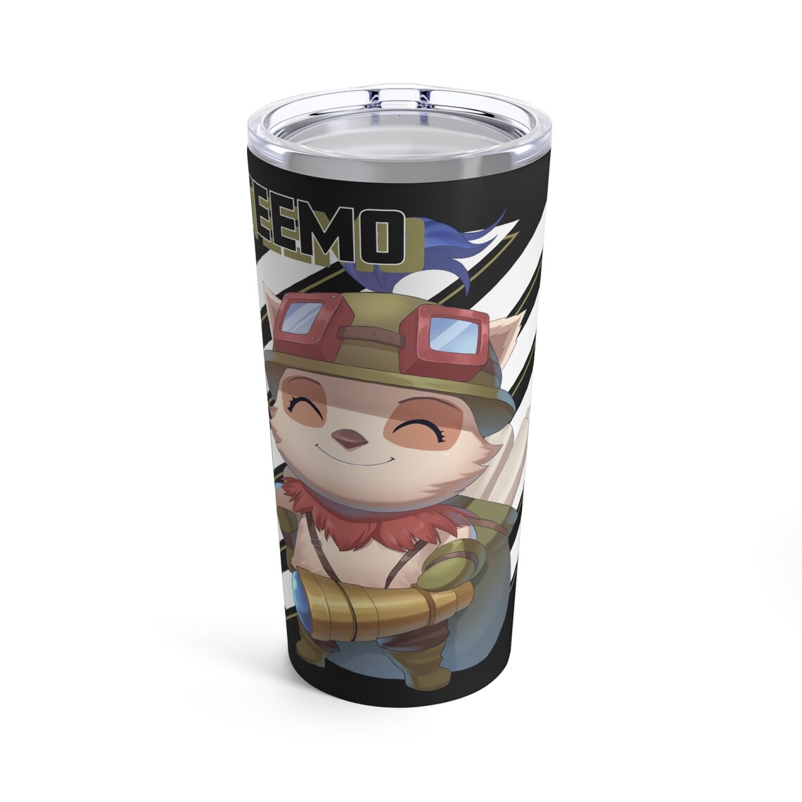 League of Legends Teemo Chibi Fanart Tumbler 20oz Water Stainless Steel ...
