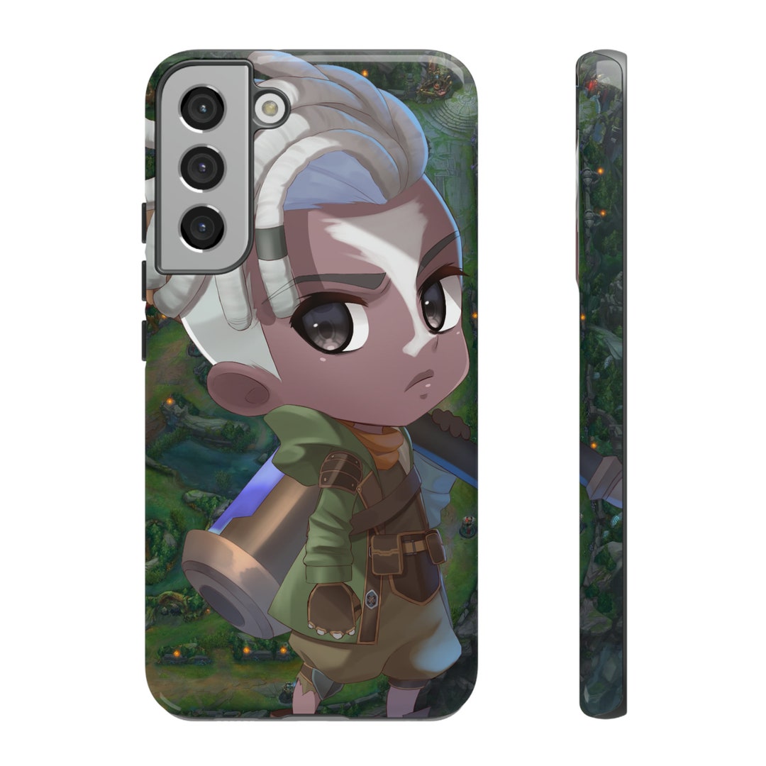 League of Legends Chibi Ekko Fanart Phone Case Android Galaxy 20/21/22 ...