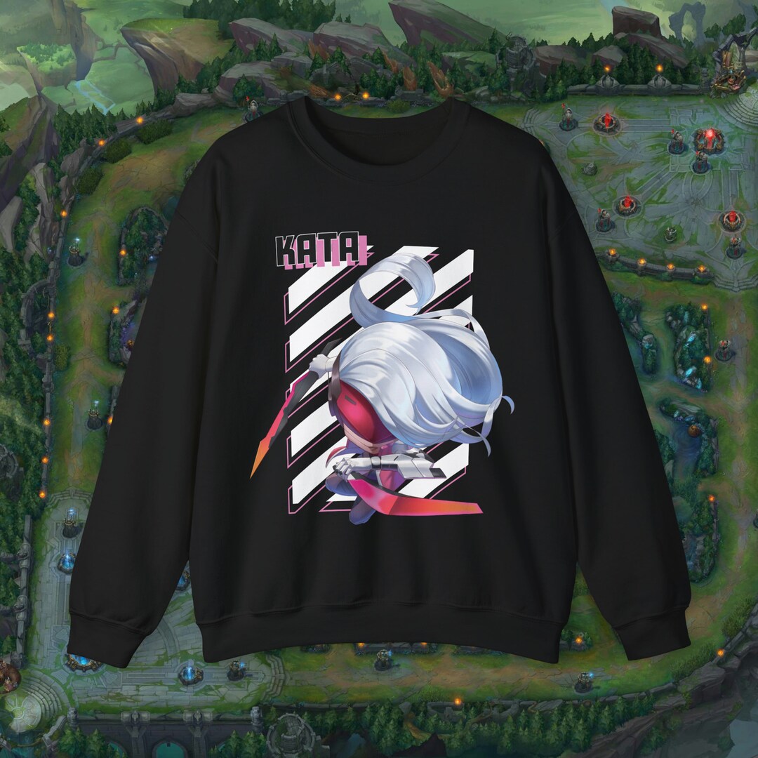 League of Legends - Katarina Design Crewneck Sweatshirt | Video Game ...