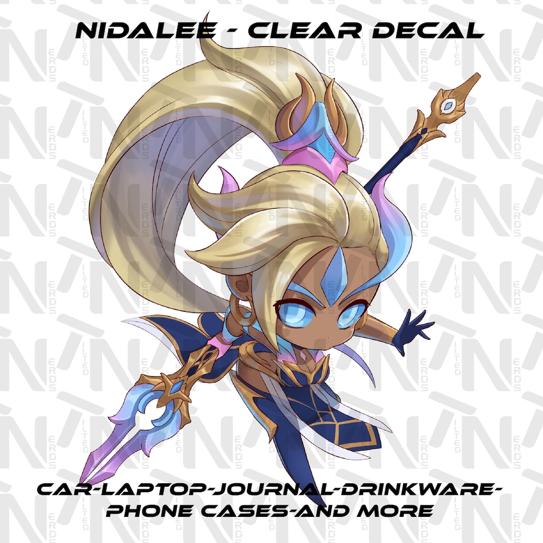 League of Legends Nidalee Chibi Fanart Sticker (laminated) - Etsy
