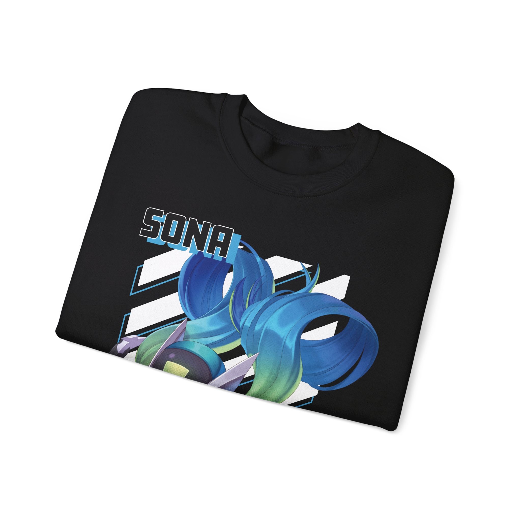 League of Legends DJ Sona Design Crewneck Sweatshirt Video Game Apparel ...
