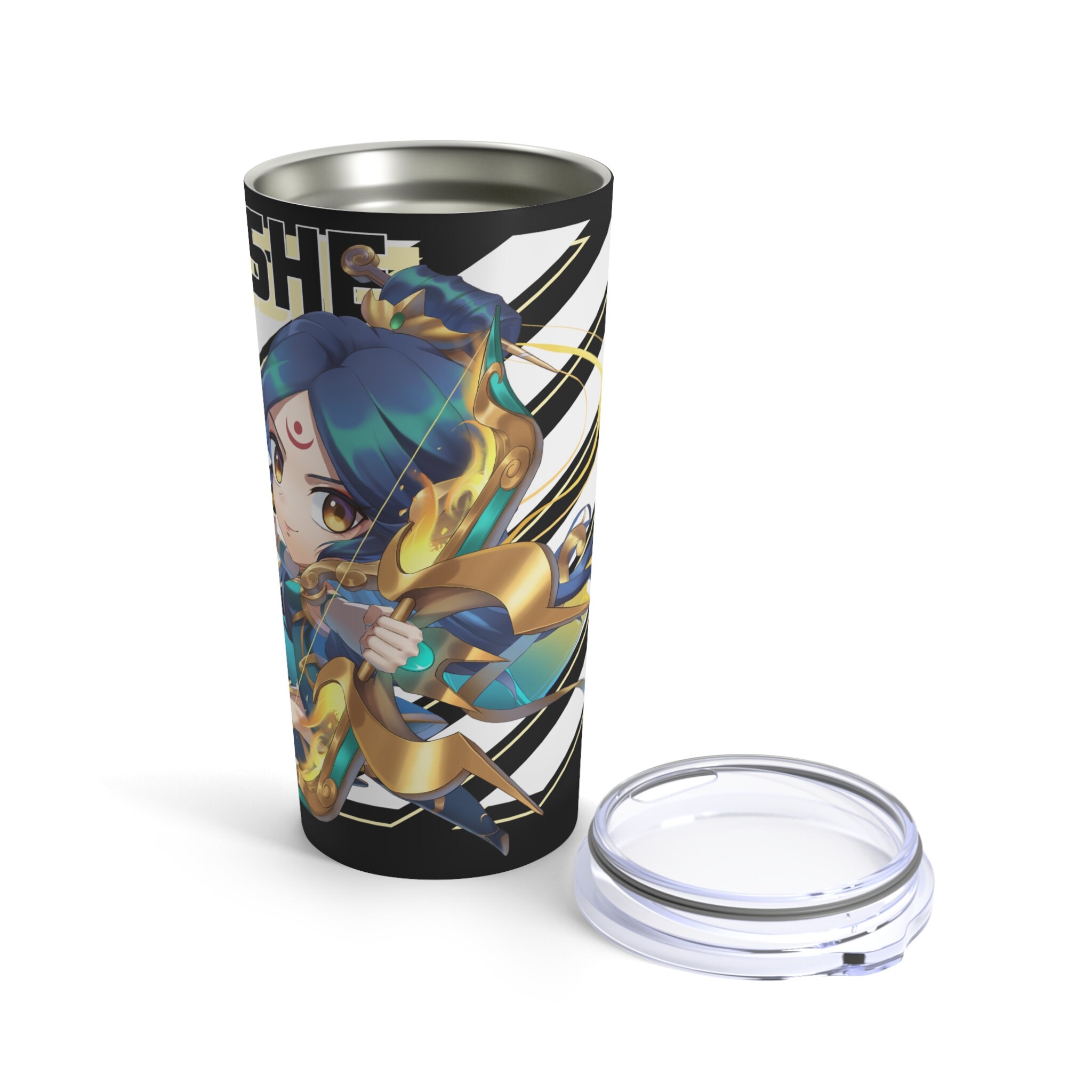 League of Legends Ashe Chibi Fanart Tumbler 20oz Water Stainless Steel ...
