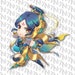 League of Legends Kayle Chibi Fanart Clear Vinyl Sticker Water Bottle ...