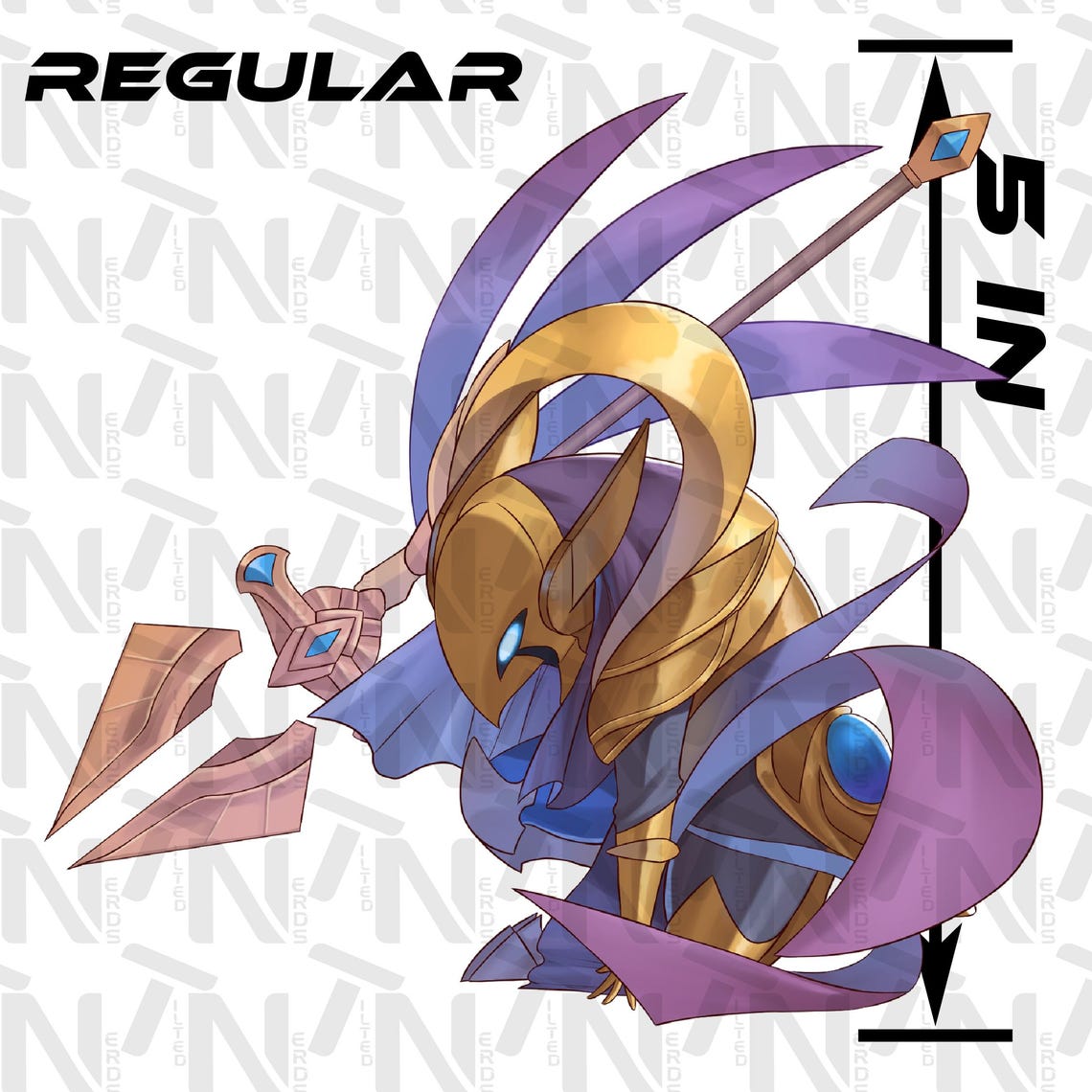 Azir Chibi Sticker – Laminated Vinyl Decal (waterproof) - Etsy