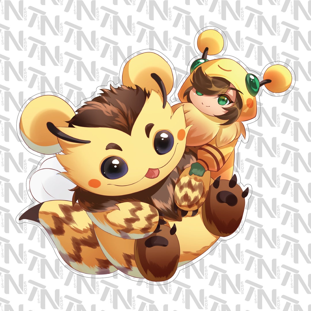 League of Legends Nunu Chibi Vinyl Sticker – Laminated, Waterproof ...