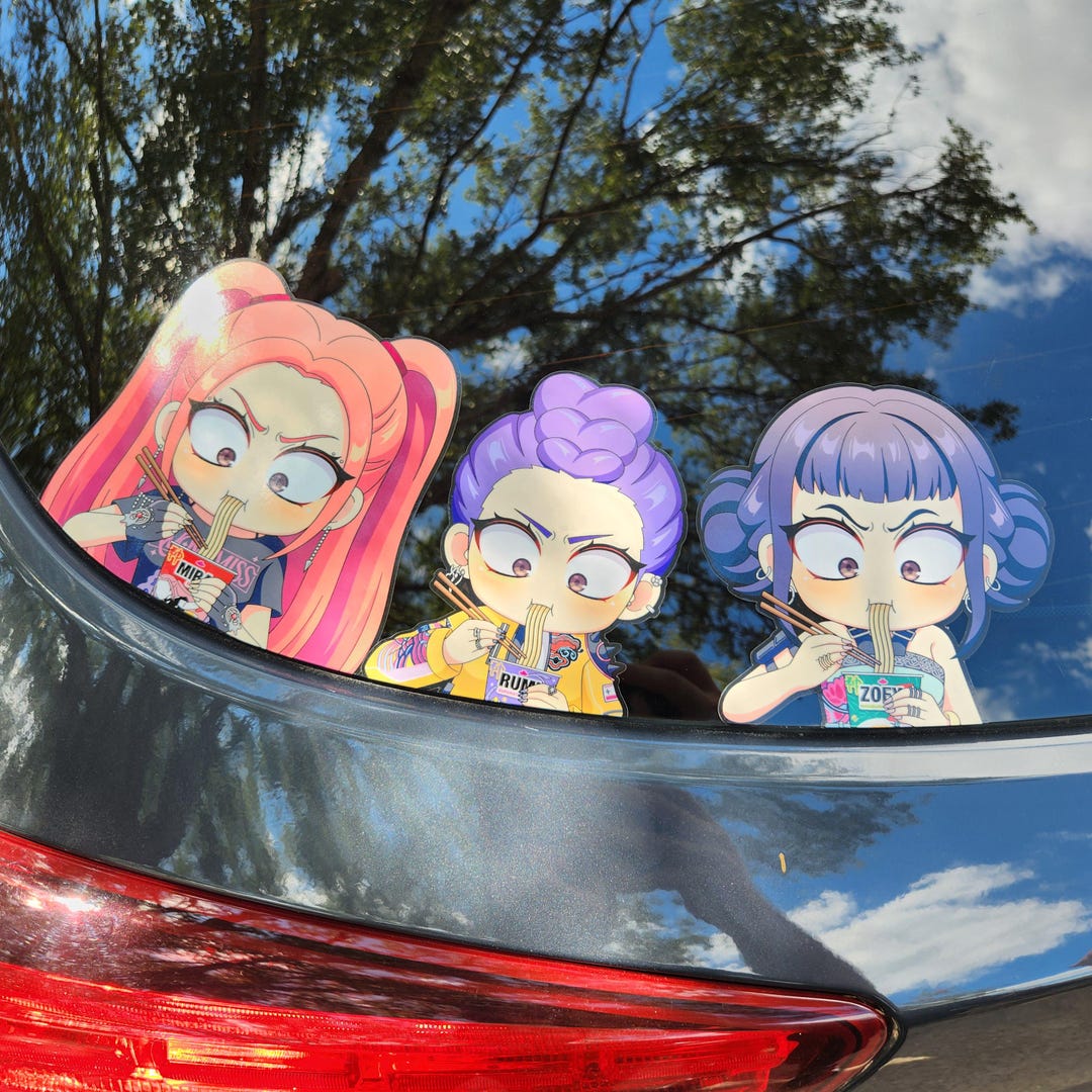 Anime Peekers Decals: Waterproof Vinyl / UV Laminated - Car, Laptop ...