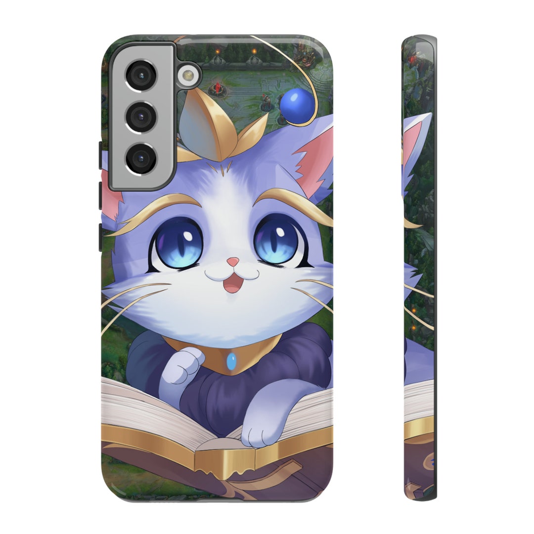 League of Legends Chibi Yuumi Fanart Phone Case Android Galaxy 20/21/22 ...