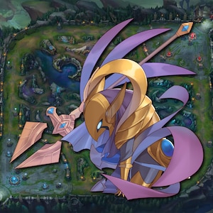 League of Legends - Azir Chibi Fanart| Clear Vinyl Sticker | Water ...