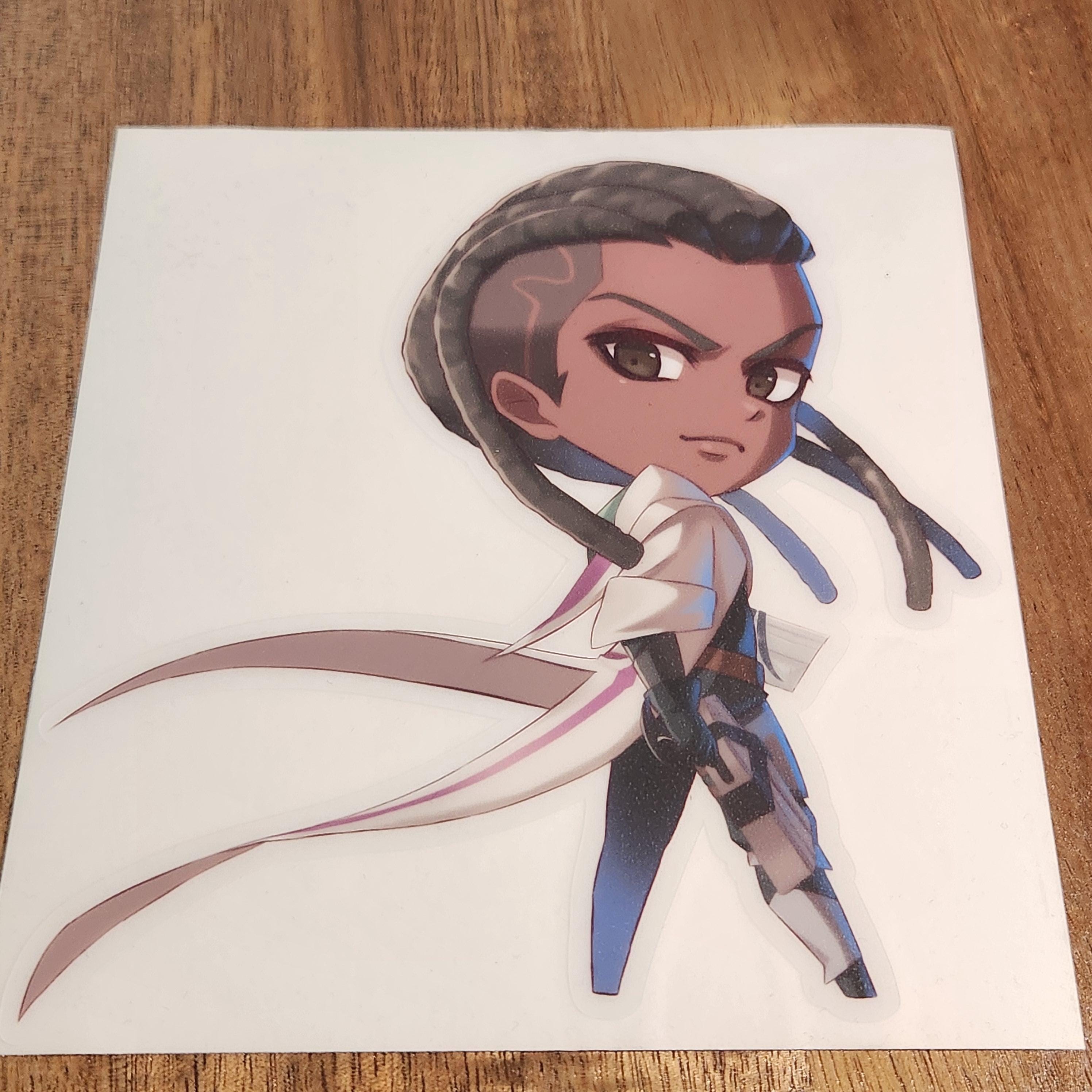 League of Legends - Lucian Chibi Fanart| Clear Vinyl Sticker | Water ...