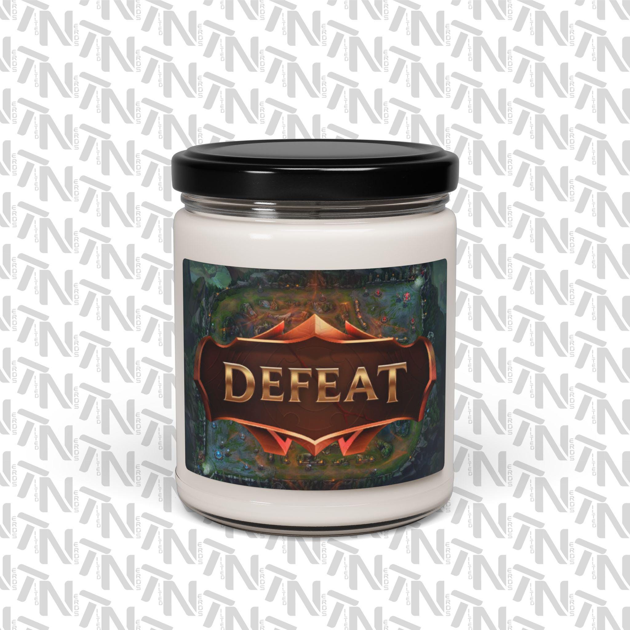 League of Legends Defeat Scented Candle, Hilarious Christmas Gift for ...