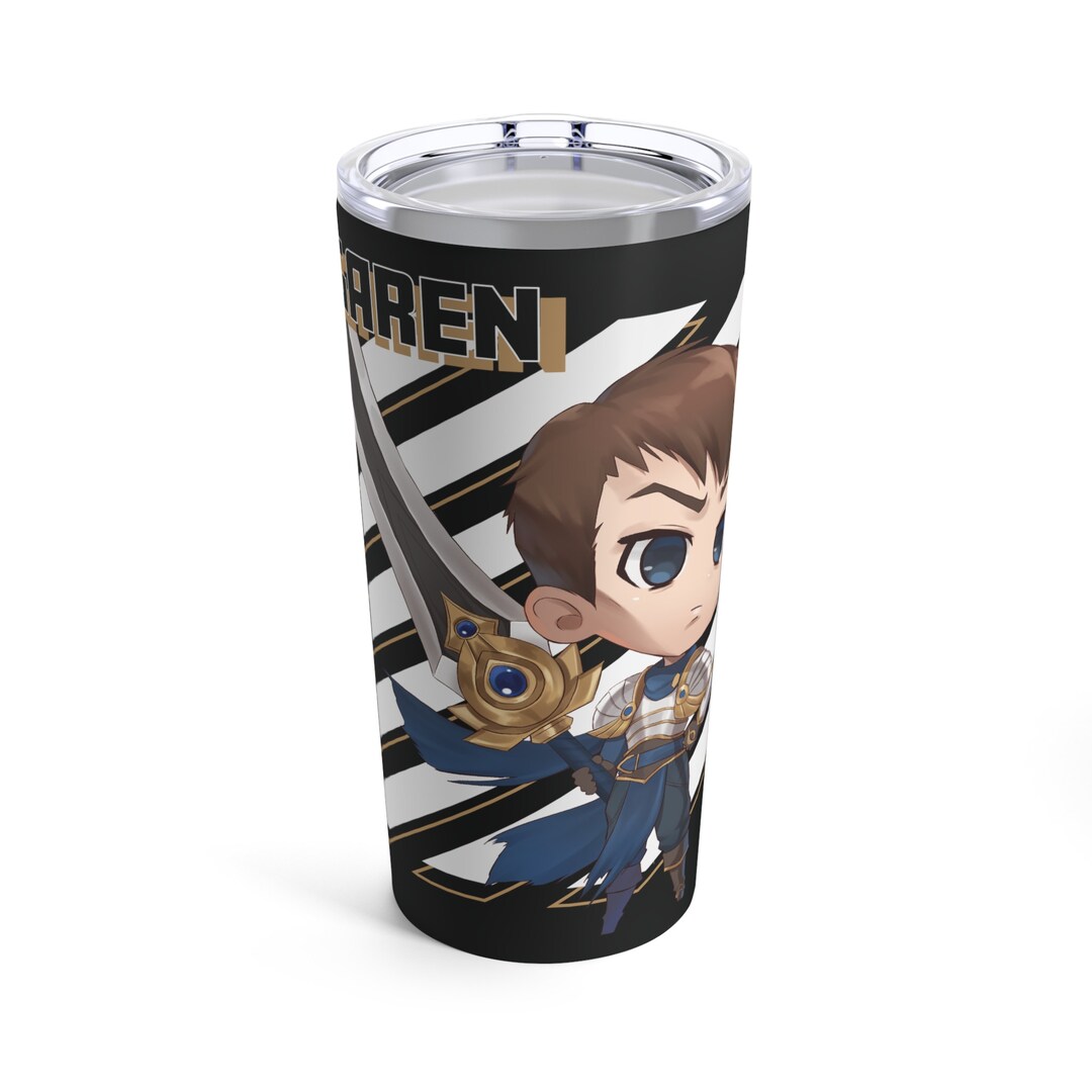 Garen Chibi Tumbler – League of Legends Fan Art, 20oz Stainless Steel ...