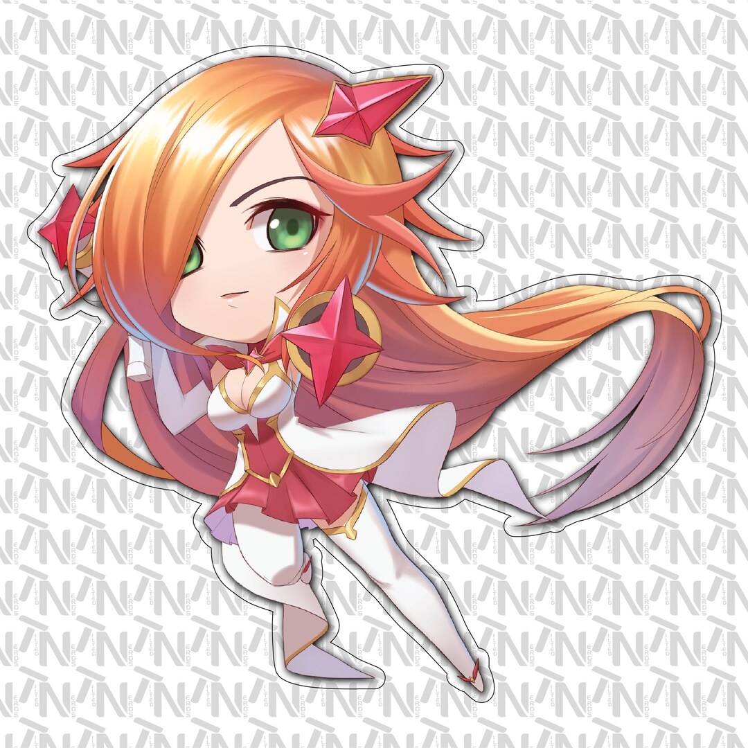 League of Legends Miss F Chibi Sticker – Hand Drawn Fanart Vinyl Decal ...