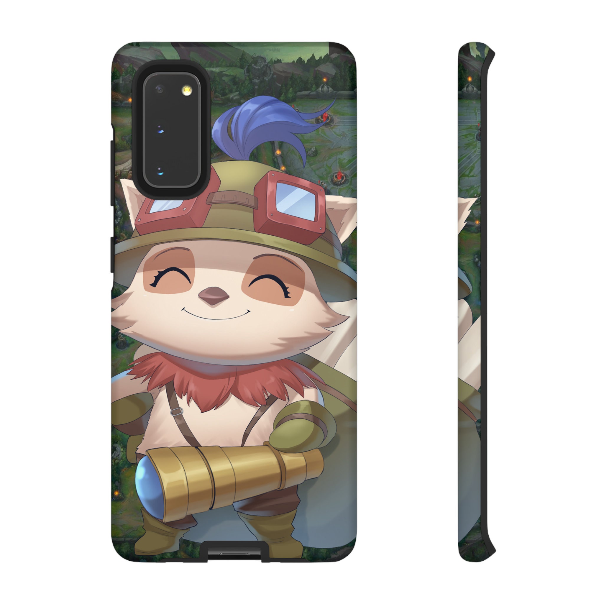 League of Legends Chibi Teemo Fanart Phone Case Android Galaxy 20/21/22 ...