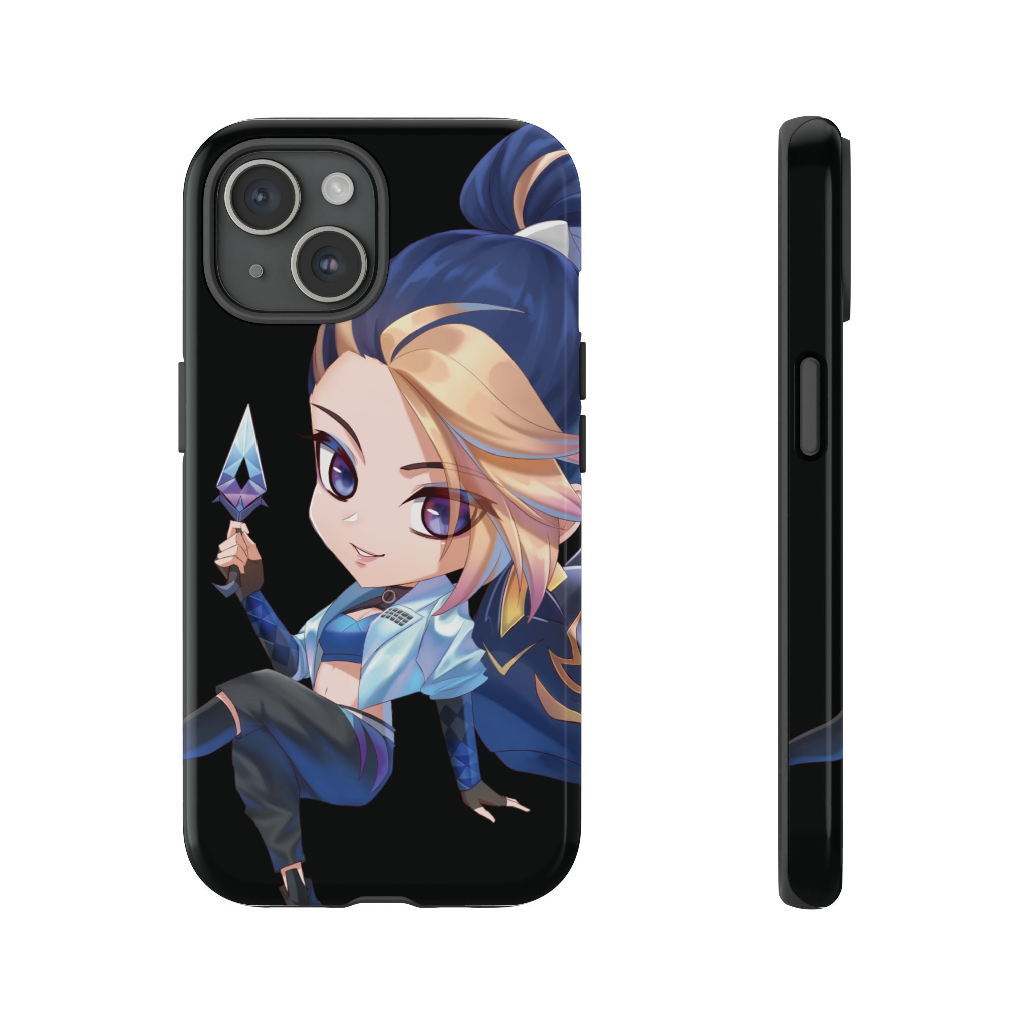 League of Legends Chibi Akali Fan Art Tough Phone Case iPhone 15/14/13 ...