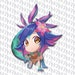 League of Legends - Neeko Chibi Fanart| Clear Vinyl Sticker | Water ...