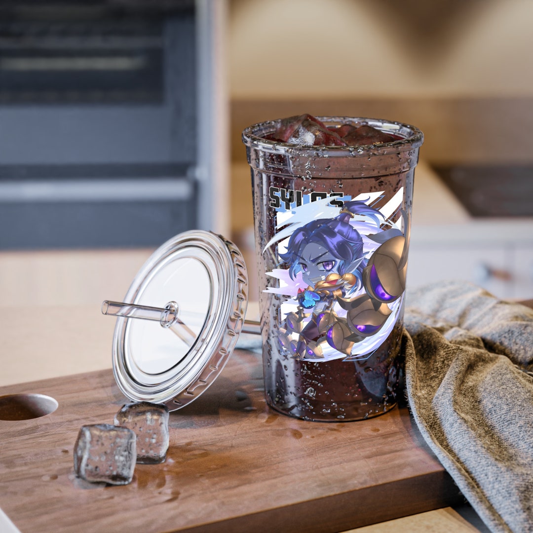 League of Legends Sylas Chibi Fanart Acrylic Cup Water - Etsy