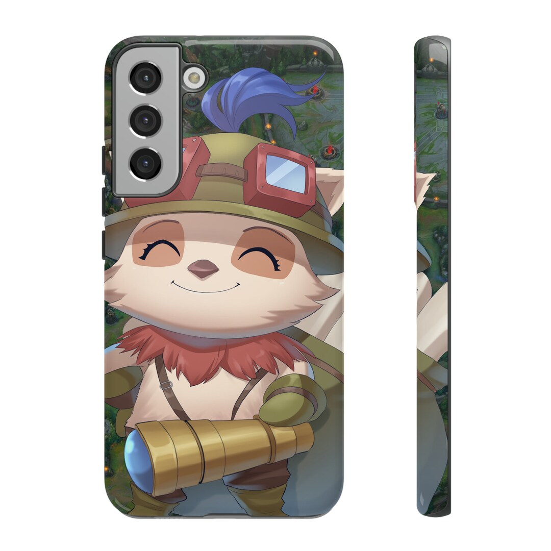 League of Legends Chibi Teemo Fanart Phone Case Android Galaxy 20/21/22 ...