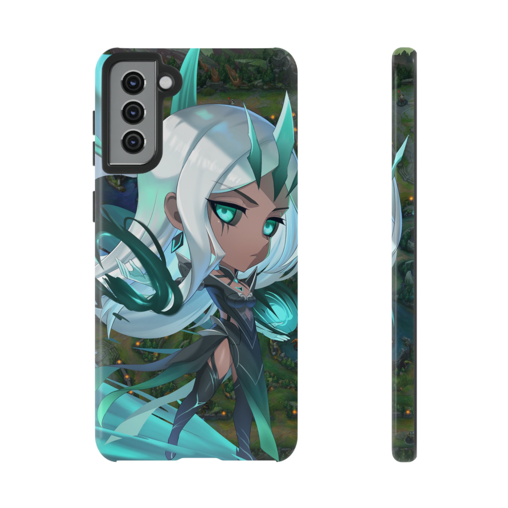 League of Legends Chibi Karma Fanart Phone Case Android Galaxy 20/21/22 ...