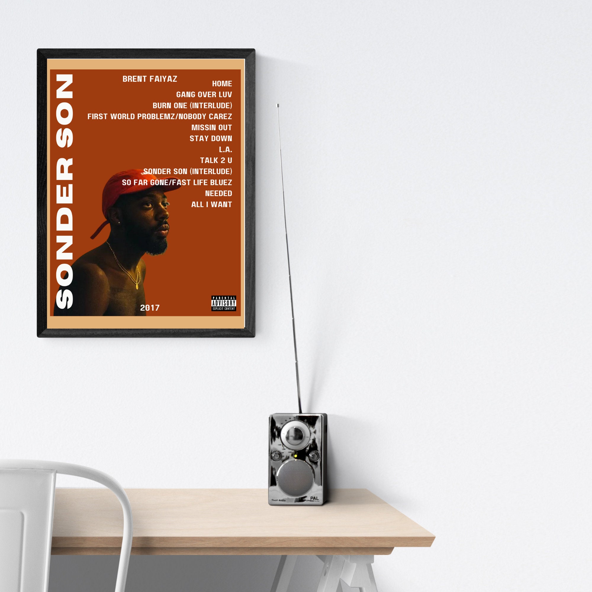 Brent Faiyaz Poster, Sonder Son Poster, Album Cover Poster