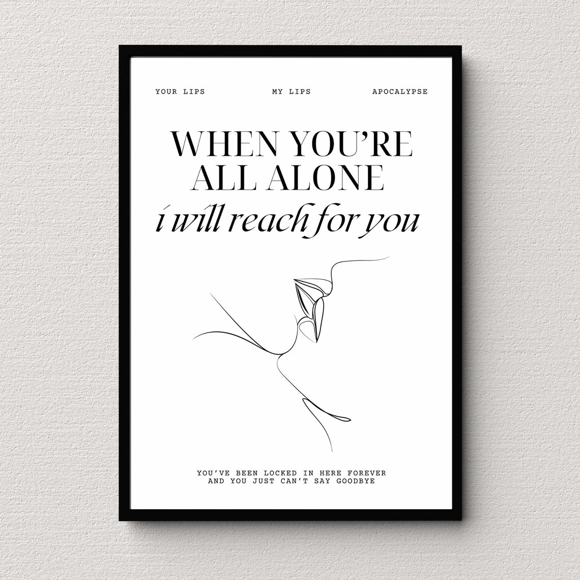 Cigarettes After Sex Poster, CAS Apocalypse Poster, Cigarettes After ...