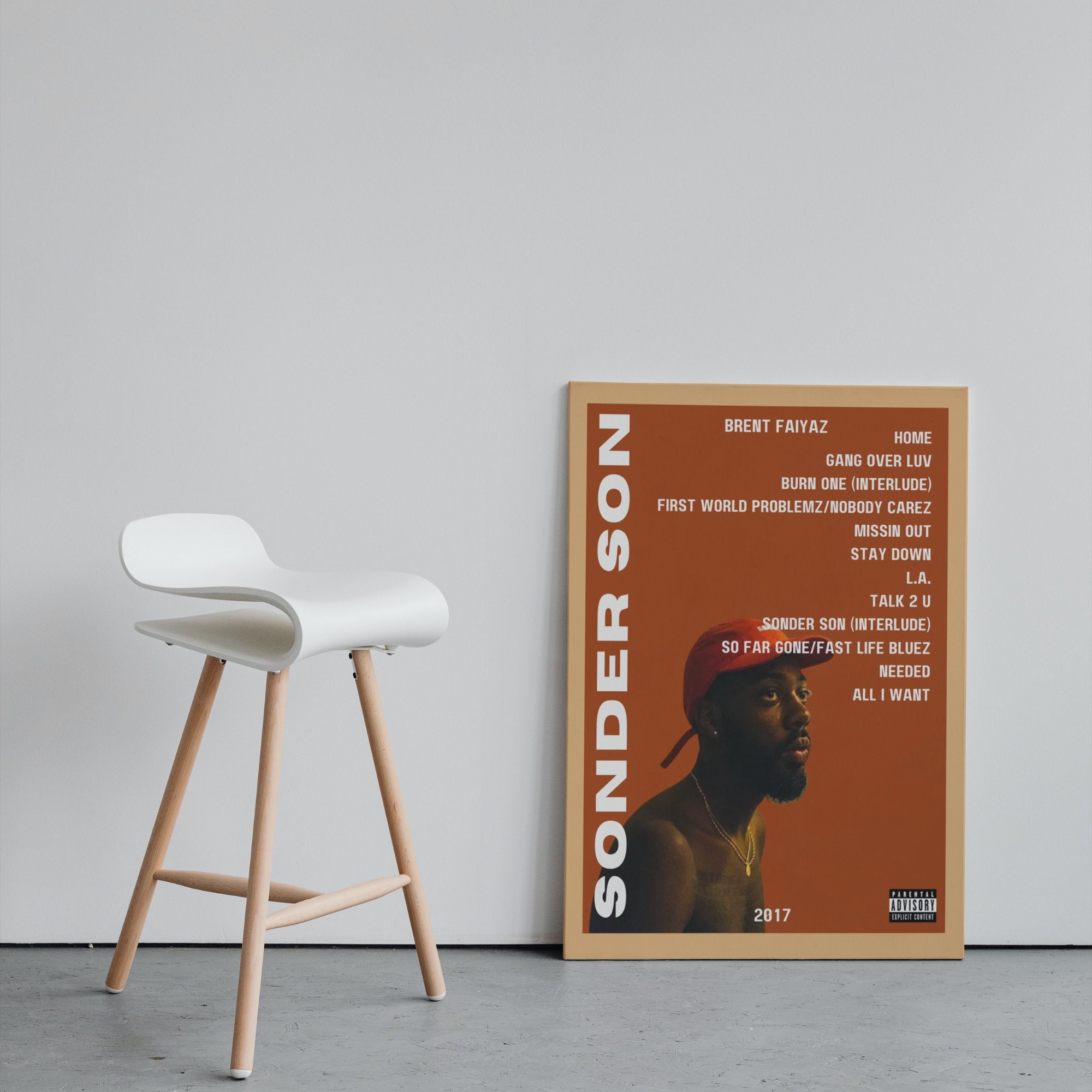 Brent Faiyaz Poster, Sonder Son Poster, Album Cover Poster