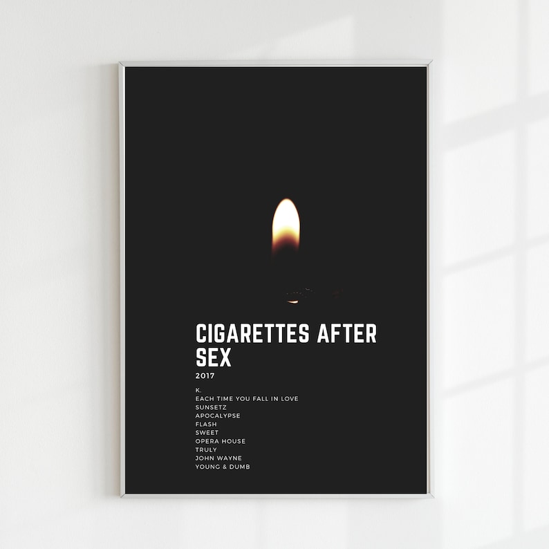 Cigarettes After Sex Poster, Tracklist Poster, Album Poster ...