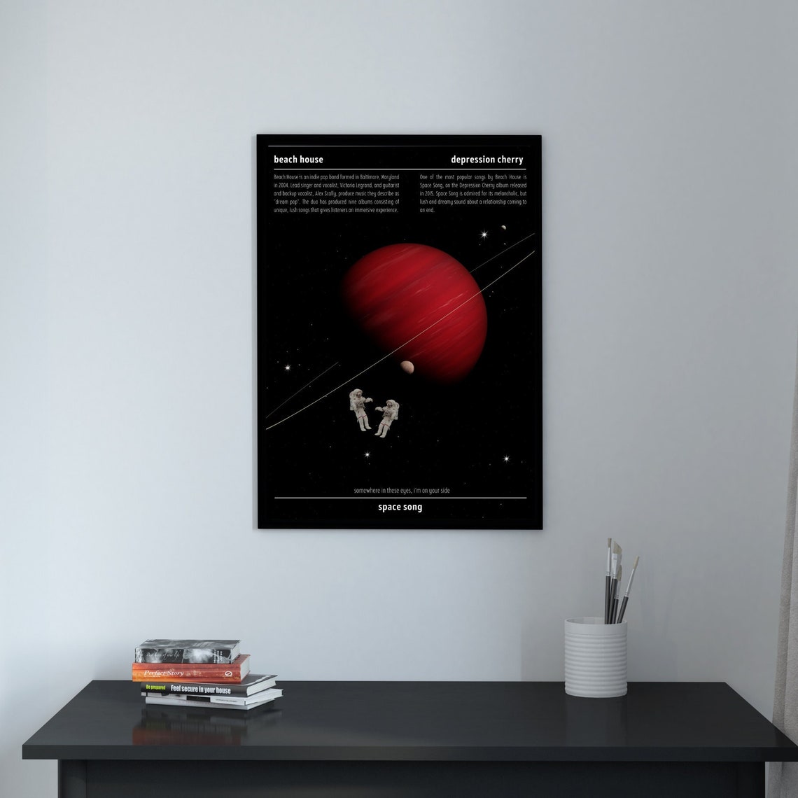 Beach House Band Depression Cherry Poster Space Song Poster Space