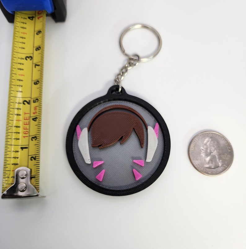 DVA Keychain 3D Printed - Double Sided - Etsy